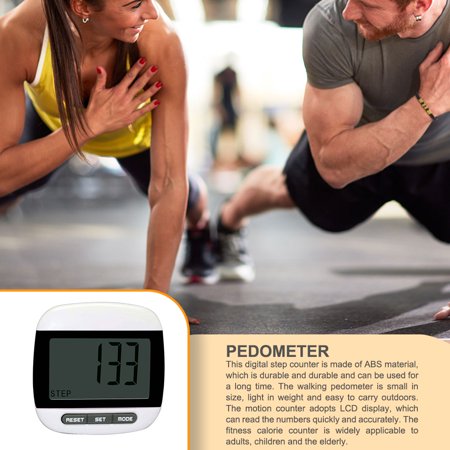 Digital Display Walking Steps Counter with Clip Portable Pedometer ...