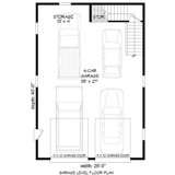 763-657: Garage Traditional 0 Bed, 0 Bath Luxury Home Plan, 657 Sq Ft ...