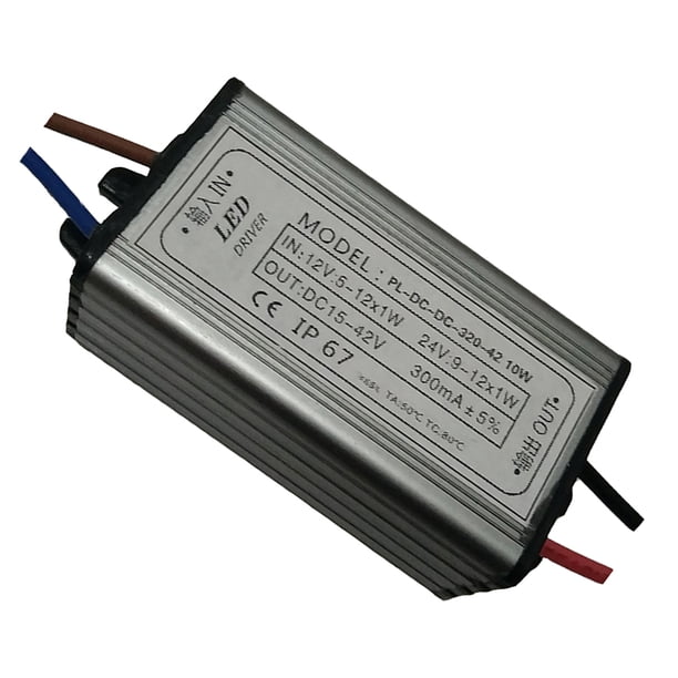 Controlador Regulable AC / DC12-24V 1W 300mA Fuente De Alimentación De ...