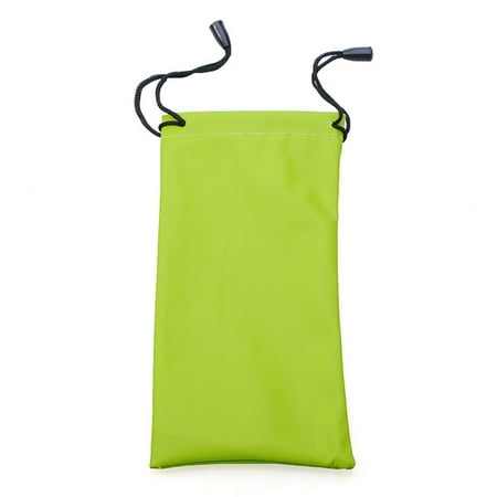 Drawstring Microfiber Soft Eyeglasses Pouch Sunglass Lens Cloth Carry ...