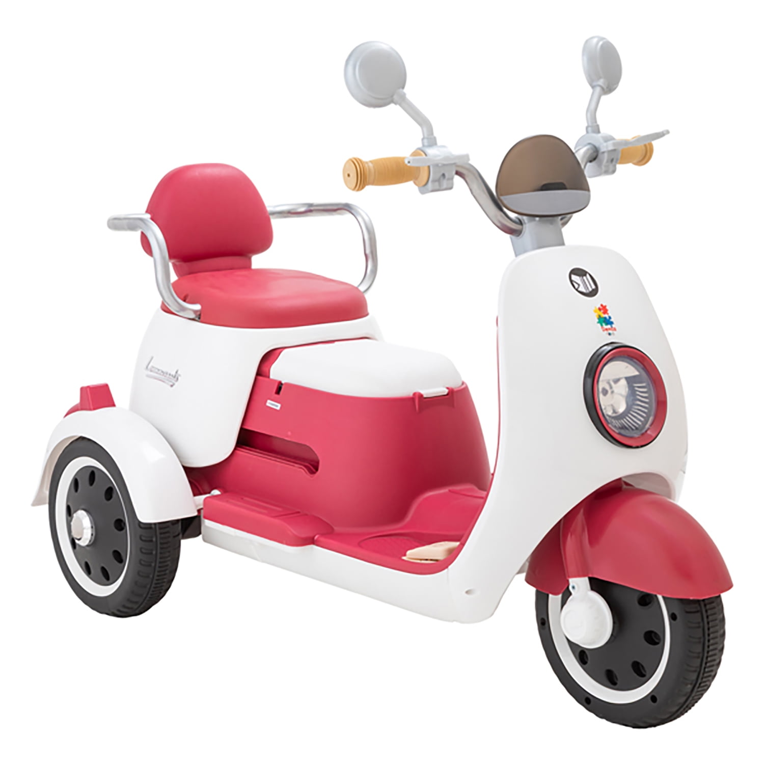Montable Electrico Denco Toys Italy Bike Doble Aciento Con Control ...