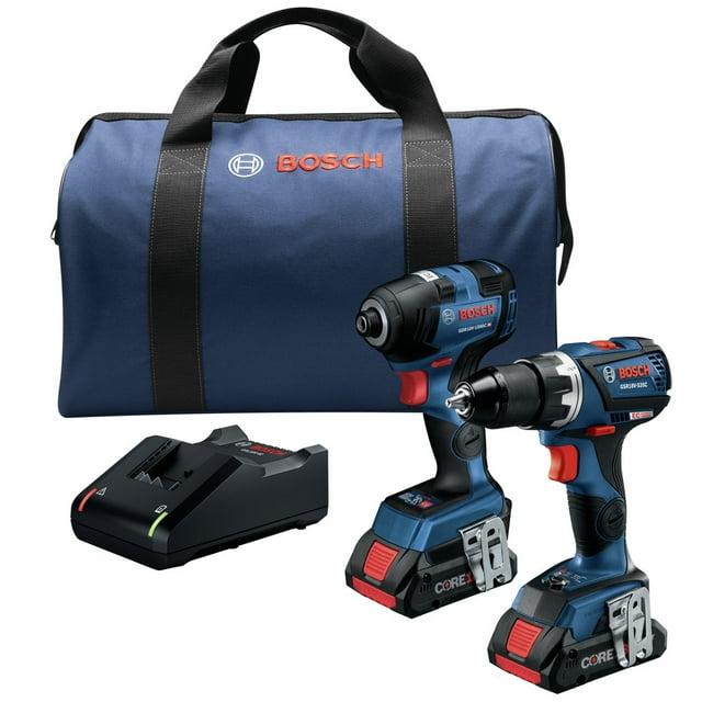 Restored Premium Bosch GXL18V-238B25-RT 18V Compact Tough Connected-Ready EC Brushless Lithium ...
