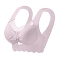 BaoFuBaoMei Mesh Bras for Women Plus Size Bow Wide Strap Wireless Bra ...
