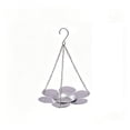 Bird Feeder Hanging Iron Silver Classic Design Durable Rust-Resistant ...