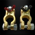 Ampper Brass Battery Terminal Connectors, Car Battery Terminals ...