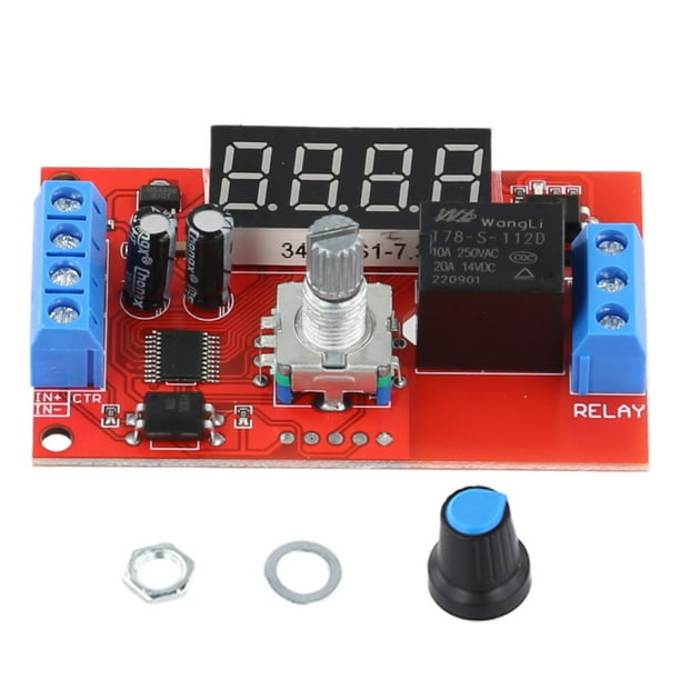 LED Digital Timming Relay DC5V Adjustable Timer Delay Trigger Switch ...