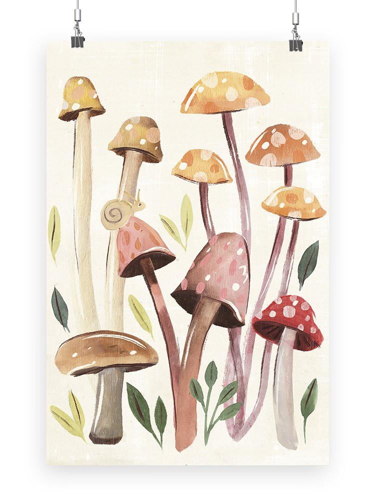 Fungi Field Trip Collection B Poster - Annie Warren Designs, - Walmart.com