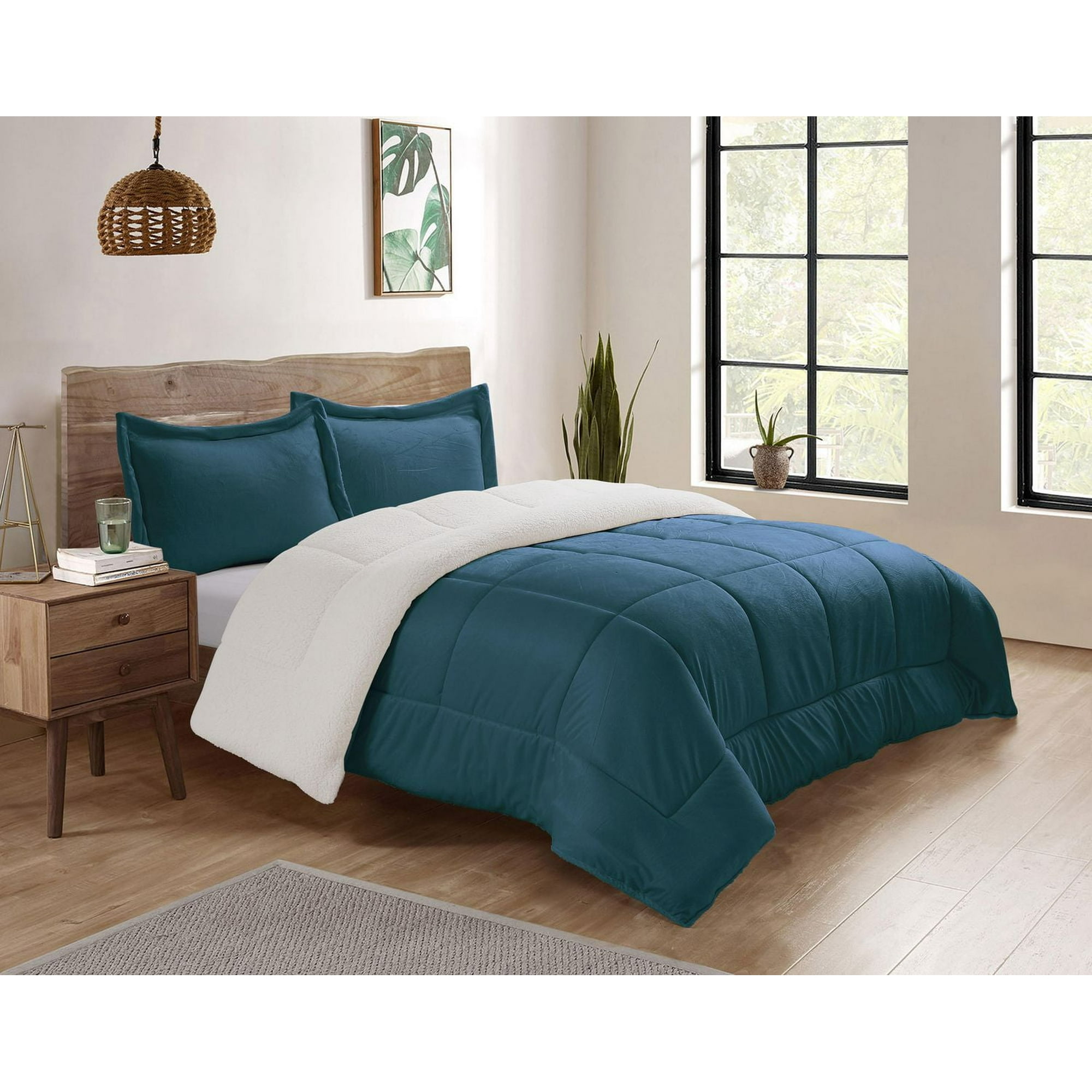 Click here for Swift Home Reversible Mink & Berber Plush Sherpa C... prices