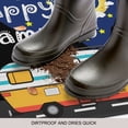 Cartoon RV Doormat Happy Camping Moon Star Nights Mountain Non Slip Low ...