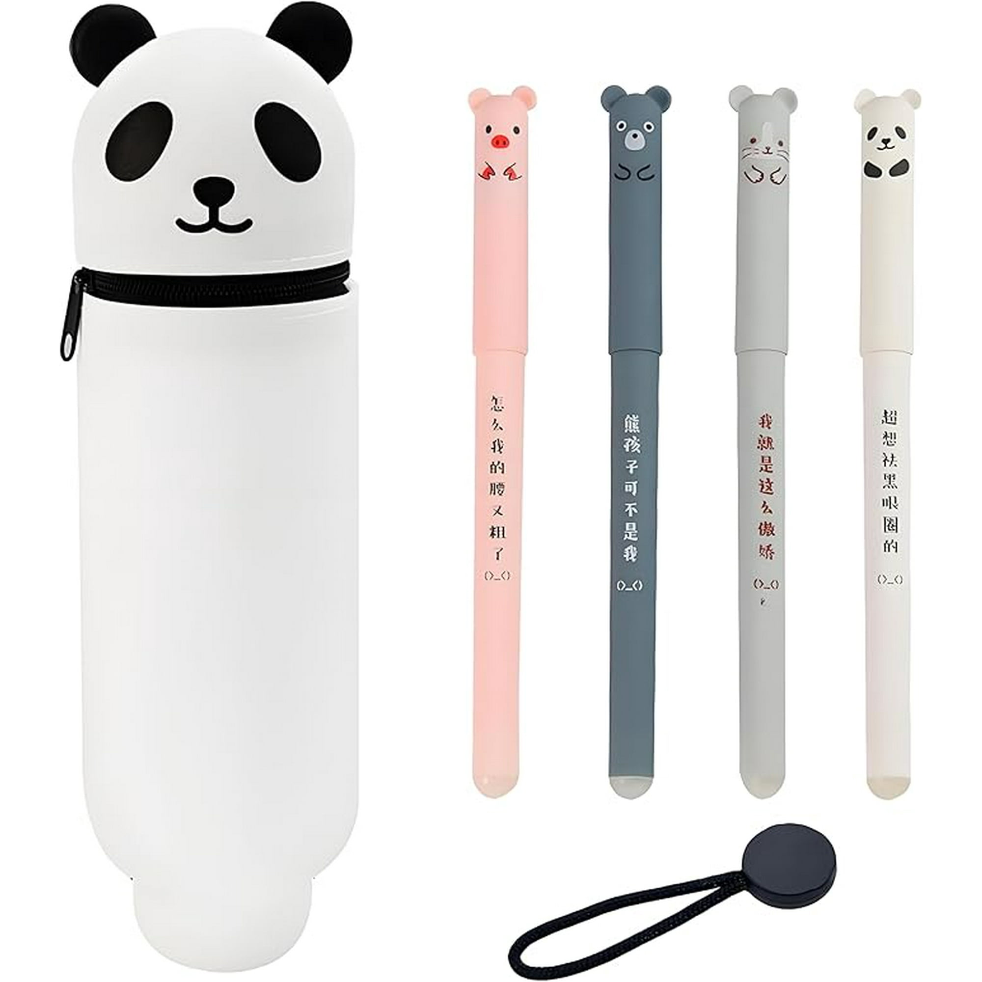 Click here for Zynery Panda Silicone Standing Pencil Case  4 Pand... prices