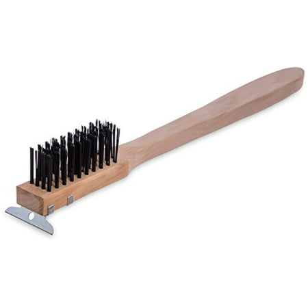 Carlisle 4067600 Ergonomic Steel Butcher Block Scratch Brush, 9-3/8 ...