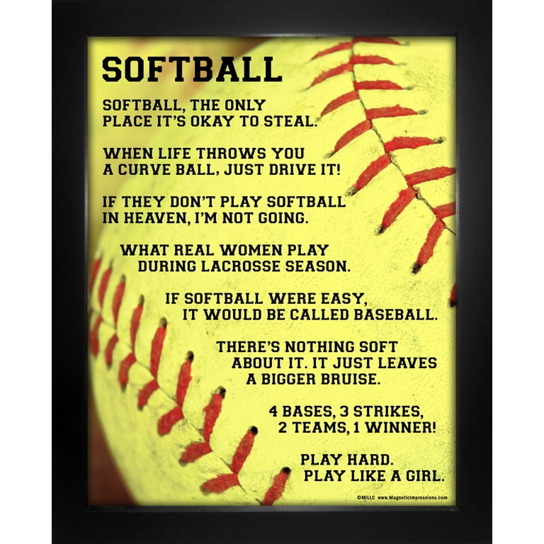 Softball Sayings For Posters