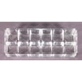 Clear Acrylic Rectangle Case Holder with 12 Compartments Organizer ...