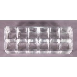 Clear Acrylic Rectangle Case Holder with 12 Compartments Organizer ...