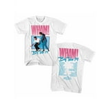 Wham Big Tour White Adult T-Shirt - Walmart.com