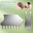 2pcs Portable Stainless Steel Scalp Massager - Gua Sha Tool for Head ...