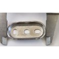 4Pcs Universal Plated Silver Stainless Steel Towel Rack Base Cover ...