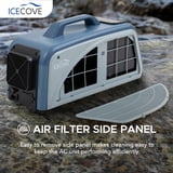 Sunjoy Lightweight Portable Air Conditioner, 2500 BTU, Indoor/Outdoor ...