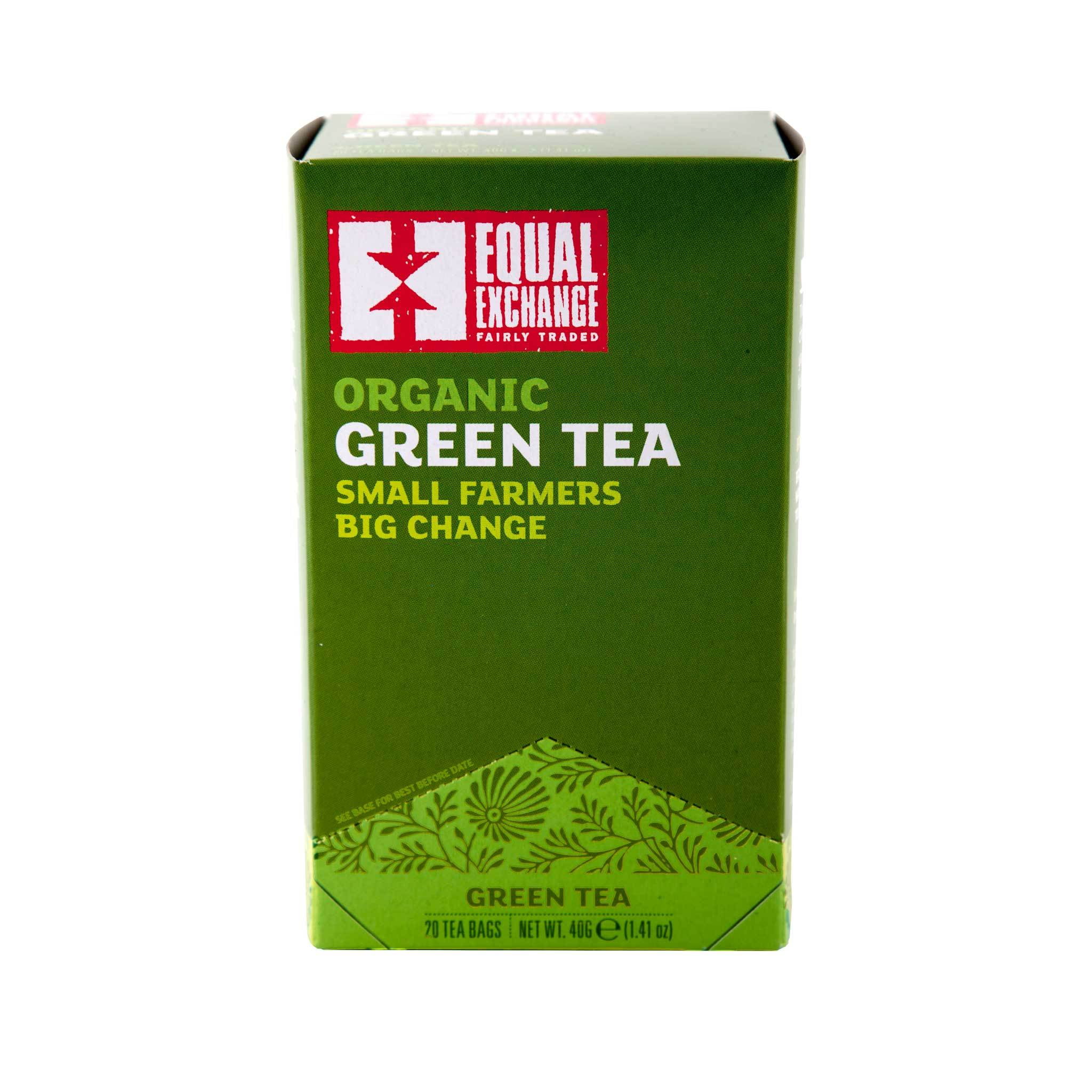 Equal Exchange Organic Green Tea Bags, 20 Count - Walmart.com