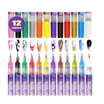 12 Colors 3D Nail Polish Pens for Painting, Nail Art Pens Set, 2025 Upgrade Nail Art Markers for ...