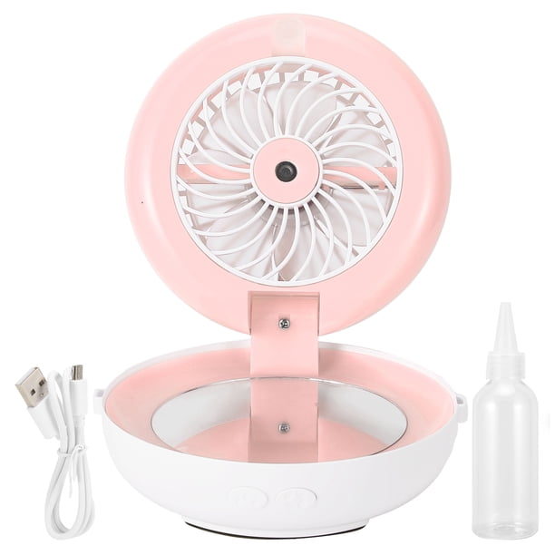 Electric Folding Fan, 3-Levels Wind 120° Opening Angle USB Charging ...
