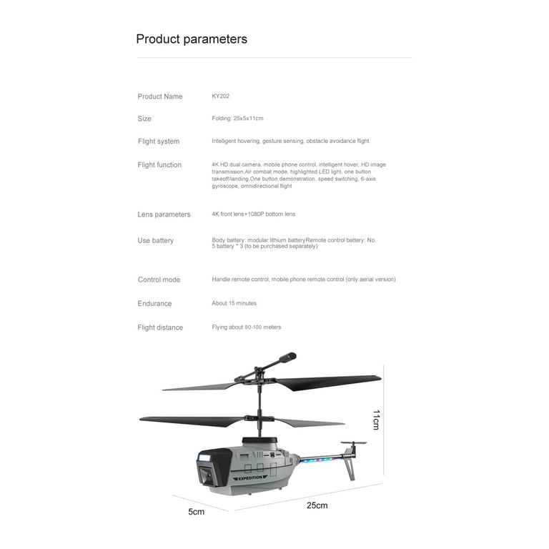 Remote Control Helicopter With Video Camera