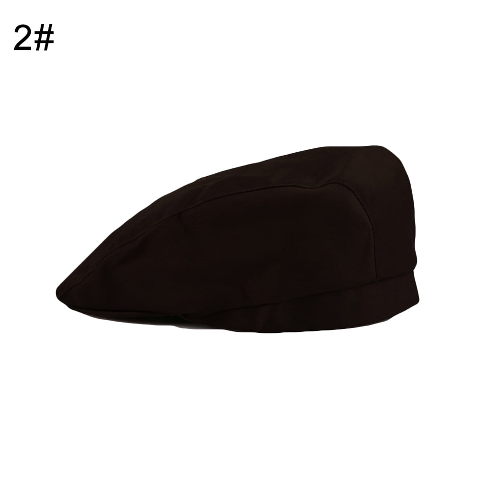 Chef Hat Beret Restaurant Kitchen Cooking Mesh Chef Cap for Women Men ...