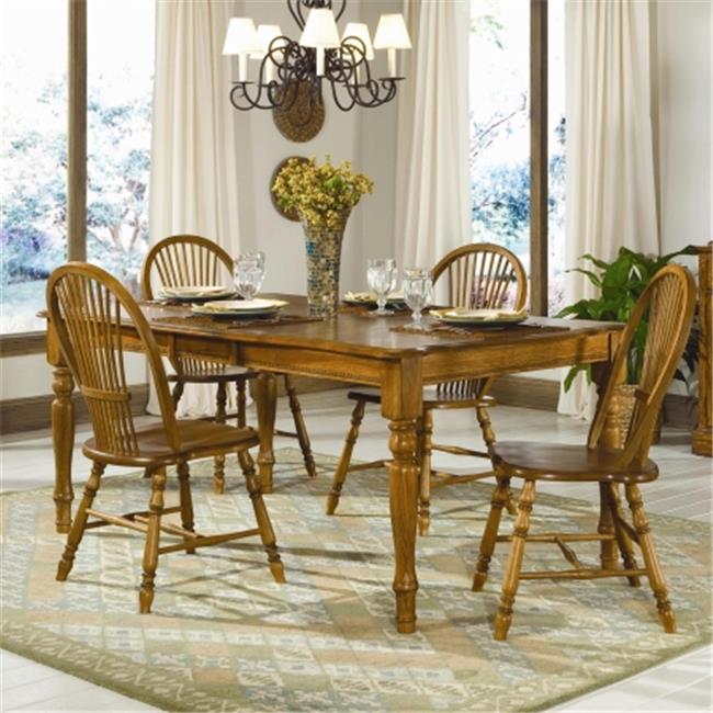 Brooks Furniture 33660-14 Rectangular Leg Table, Legacy Oak - 36 x 48 x ...