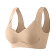 Avirosel Women Solid Color Comfortable Bra Without Steel Rings | Soft ...