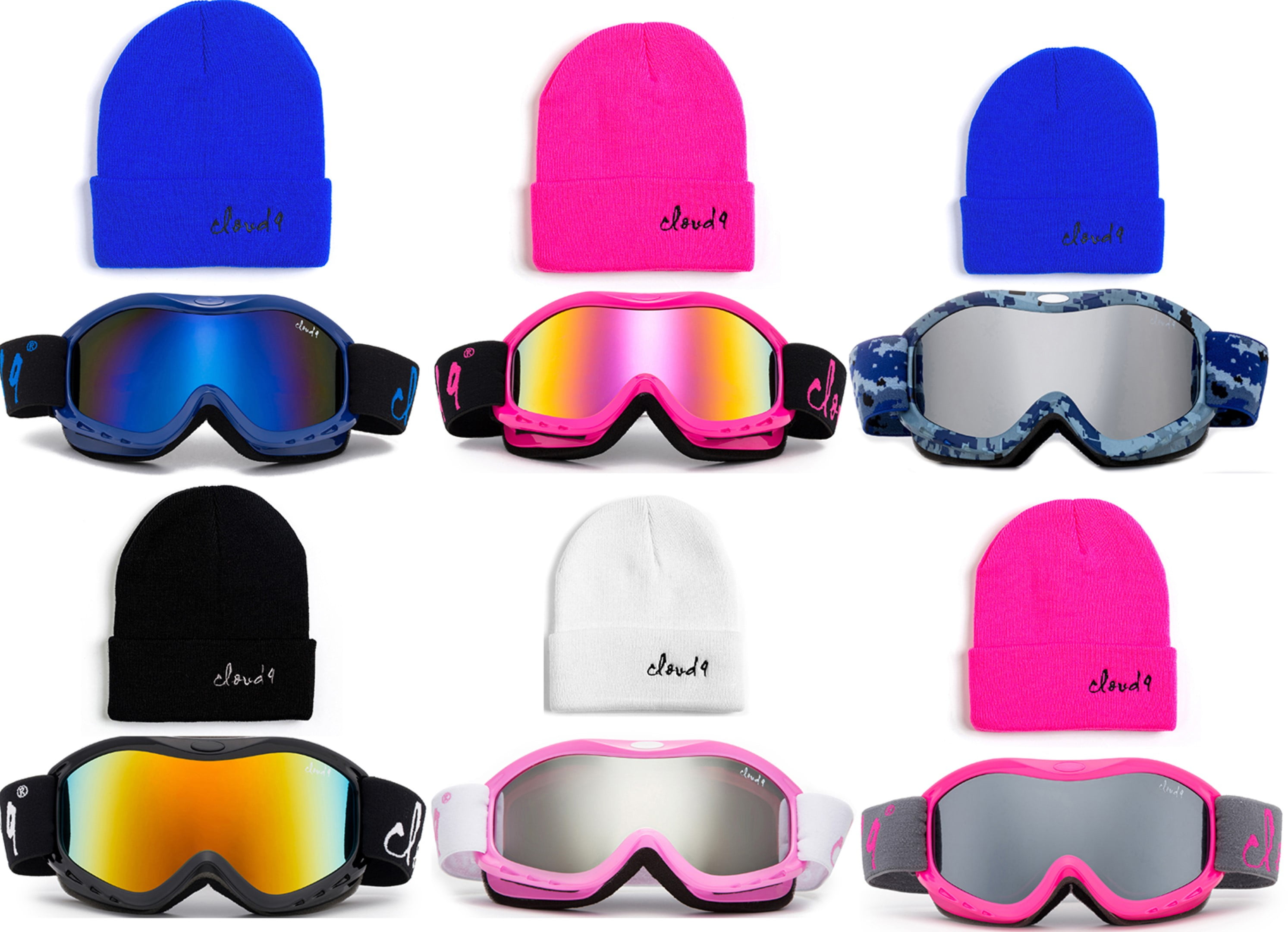 Cloud 9 - Kids Boys & Girls Professional SKi Goggles Anti-Fog UV400 ...