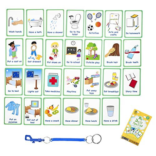 Daily Routine Picture Cards For Children
