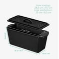 Navaris Cast Iron Bread Baking Pan with Lid - Versatile Loaf Tin for ...