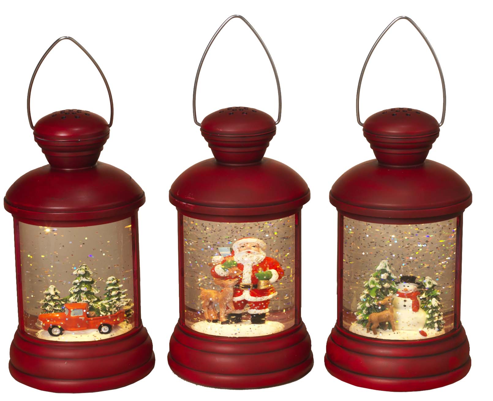 Holiday Winter Spinning Water Snow Globe Lanterns Set Of 3 Red holiday-winter-spinning-water-snow-globe-lanterns-set-of-3-red