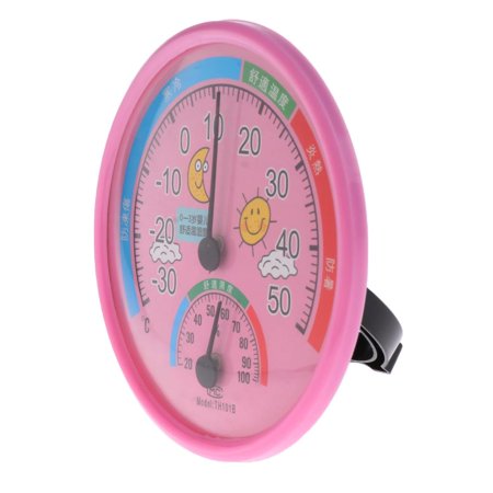 Indoor Cute Thermometer Humidity Monitor Wet Hygrometer For Home Pink ...