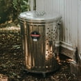 Behrens 20 gal Galvanized Steel Outdoor Refuse/Composter Can with Lid ...