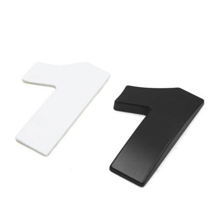 Black Metal Number 1 Pattern 3D Decal Badge Emblem Sticker for Car ...