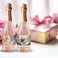 1 Set 40 Sheets Heart Theme Coated Paper Adhesive Sticker Wine Bottle ...
