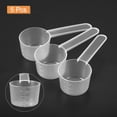 Uxcell 5Pack Plastic Measuring Spoons Powder Scoops Spoon Table Spoon ...