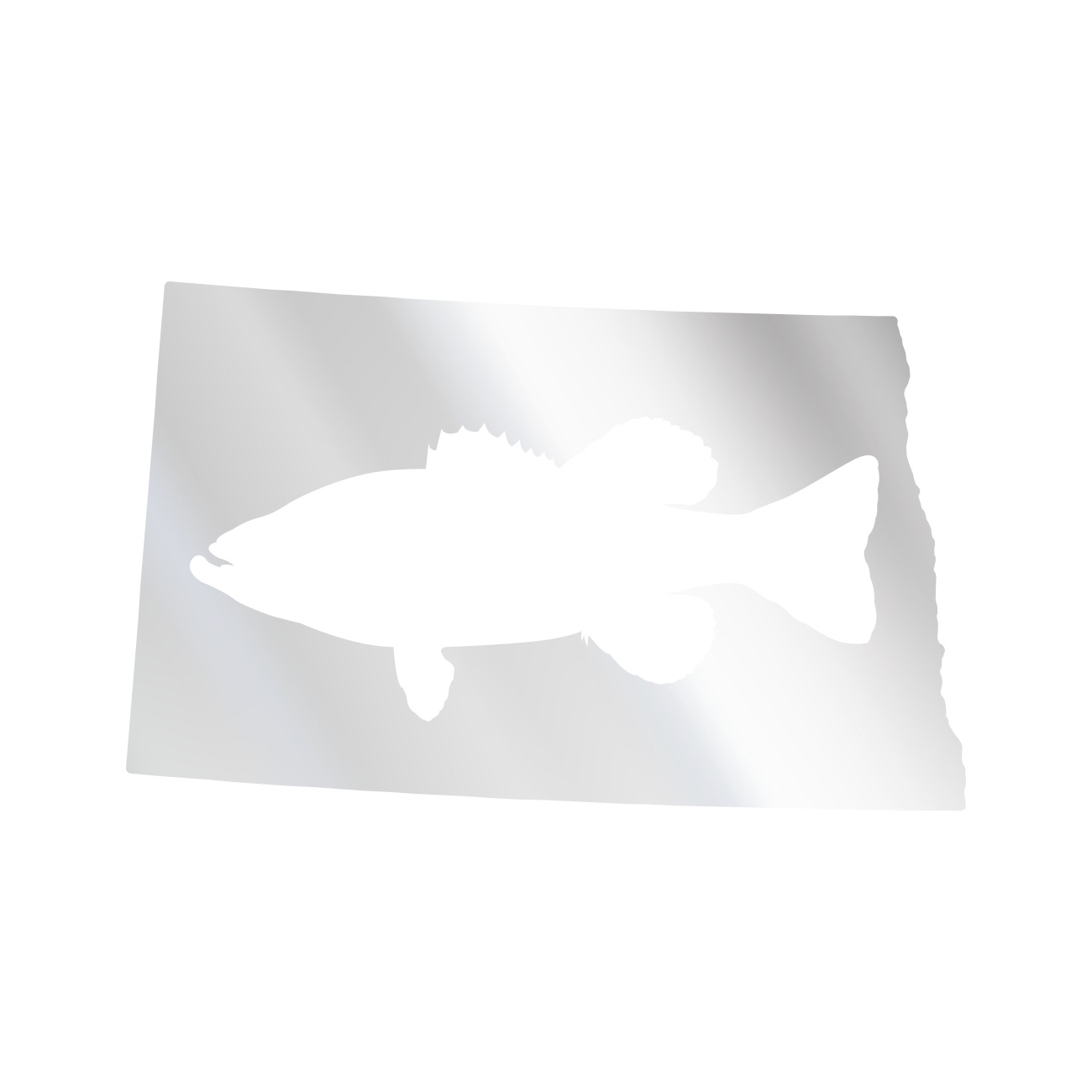 North Dakota Bass Sticker Decal Die Cut - Self Adhesive Vinyl - Weatherproof - Made in USA ...