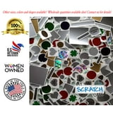 Round Scratch Off Labels Stickers - 1" Silver Round Self Stick Scratch ...