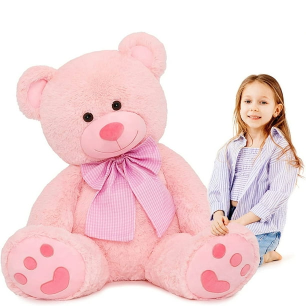 MorisMos 40" Pink Giant Teddy Bear Plush Big Bear Stuffed Animal - Walmart.com