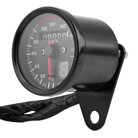 Motorcycle Tachometer, Digital Speedometer Hour Meter Tachometer Gauge ...