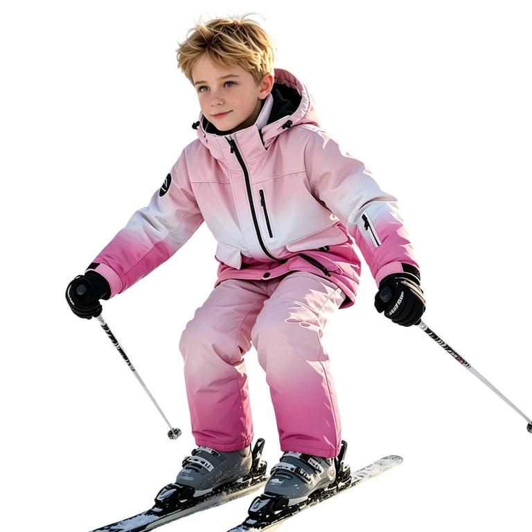 DJDLJWCJ Boys Ski Suit 2-Piece,Boys Snowsuit Waterproof Insulated ...