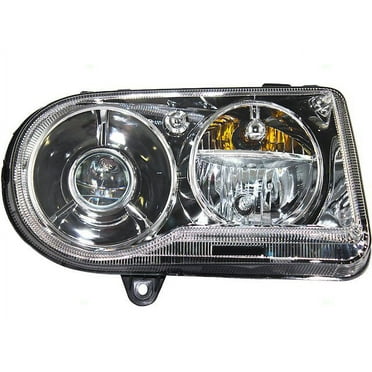 Toyota Tacoma 2005-2011 Headlight Assembly Set with Bright Chrome Bezel ...