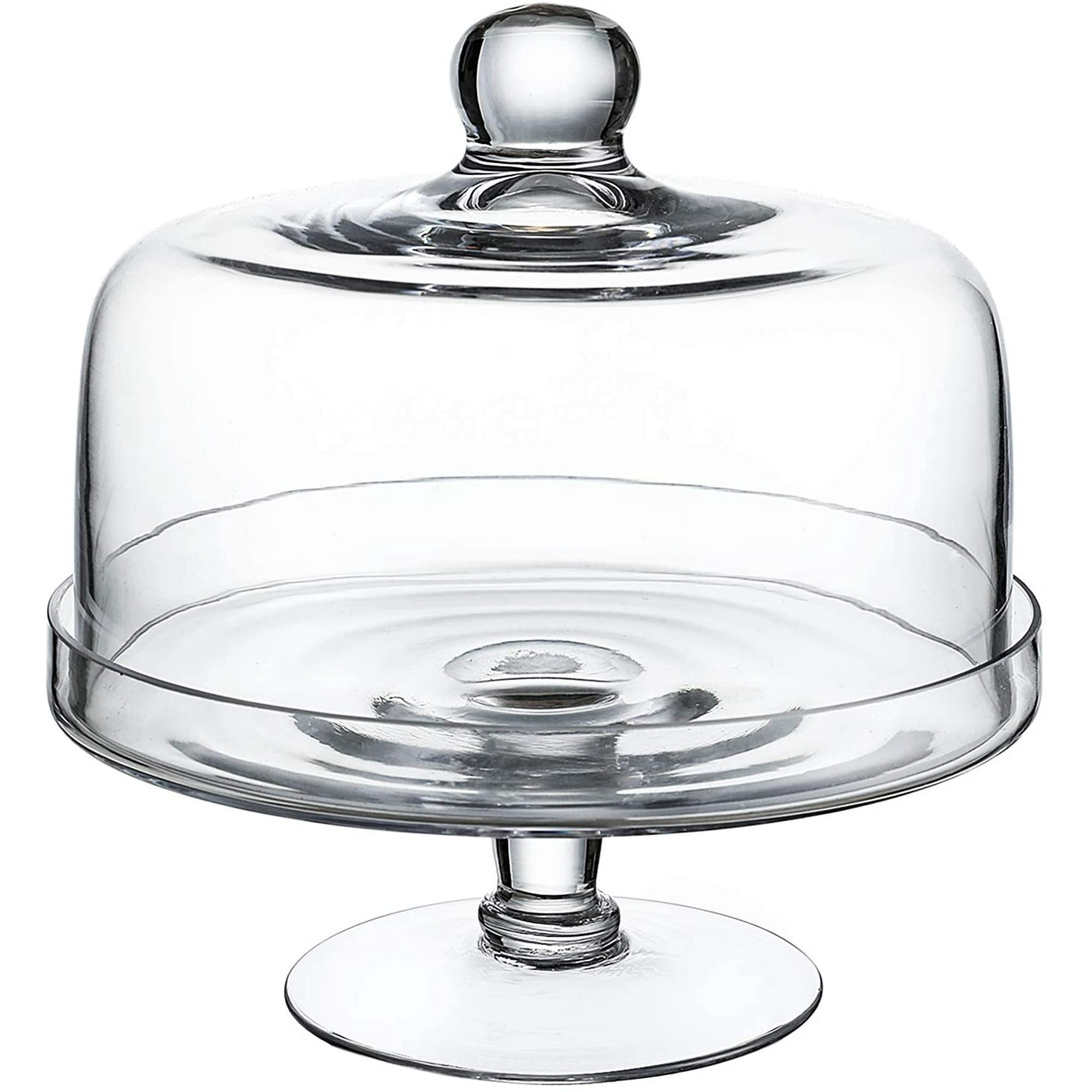 Click here for Whole Housewares Glass Cake Stand With Dome Holder... prices