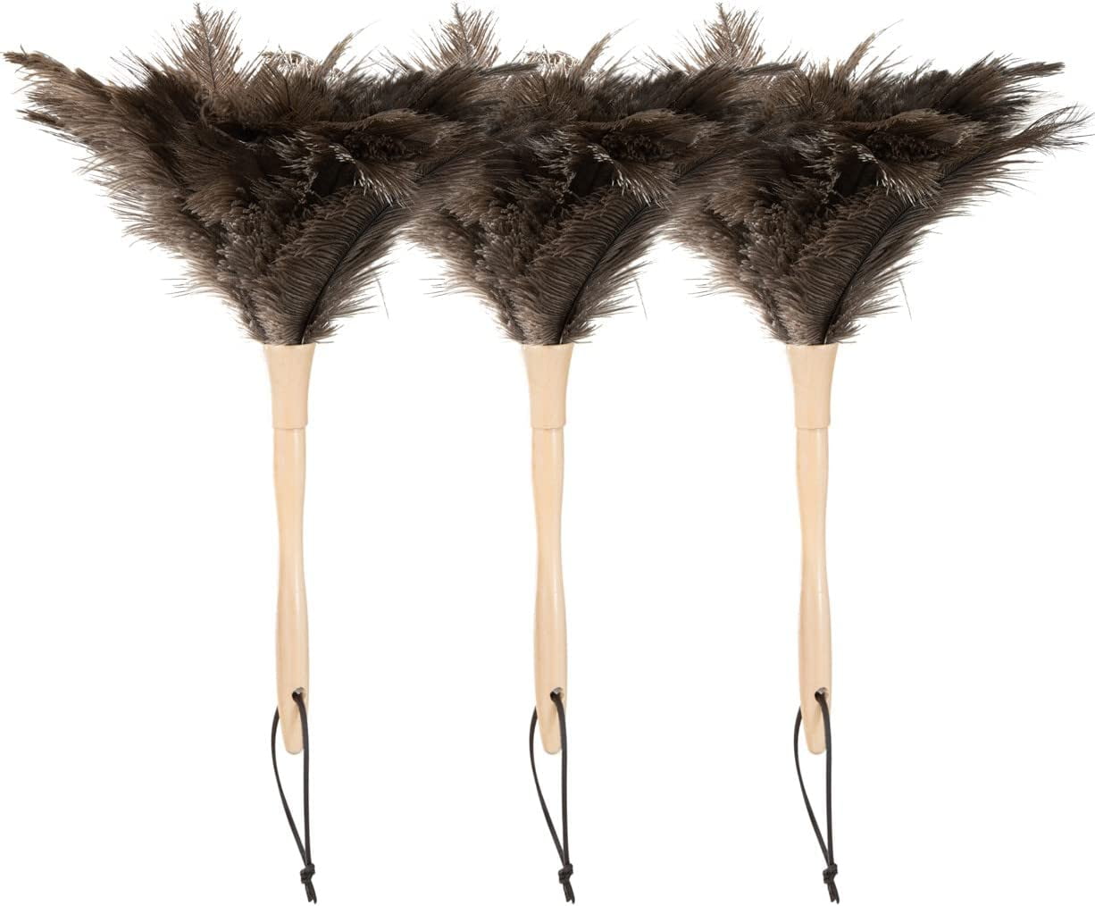 Superio Ostrich Feather Duster for Cleaning, Dust Remover with Grip ...