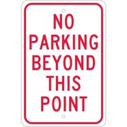 National Marker Traffic Warning Signs; No Stopping Or Standing 18X12 ...