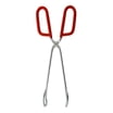 "GoodCook Large Serving 10"" Chrome Plated Kitchen Loop Tongs, Silver ...