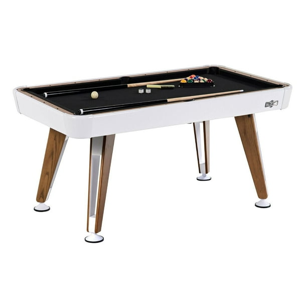5.5 ft Apex White Pool Table, Billiard Accessories Included, by Hall of ...