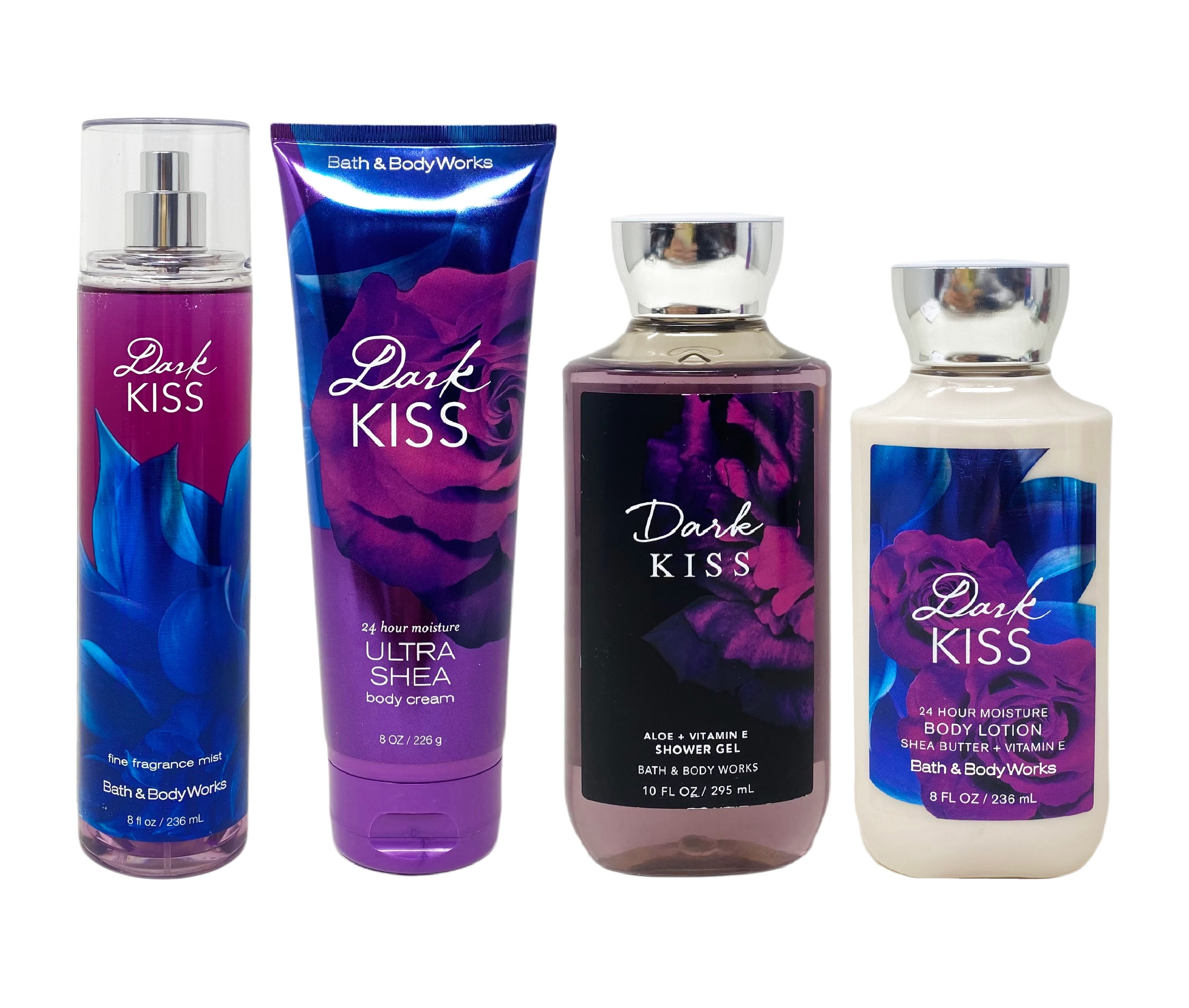 Bath And Body Works Dark Kiss Deluxe T Set Fragrance Mist Body